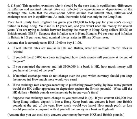 Solved 6 18 Pts This Question Examines Why It Should Be Chegg Com