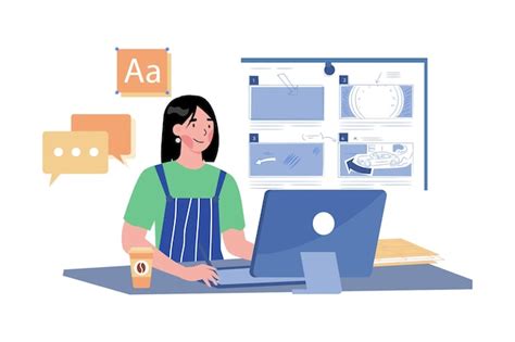 크리에이티브 필름 스토리보드 및 스토리보드 프로세스 이미지 프리미엄 벡터 크리에이티브 필름 스토리보드 및 스토리보드 프로세스 이미지 프리미엄 벡터