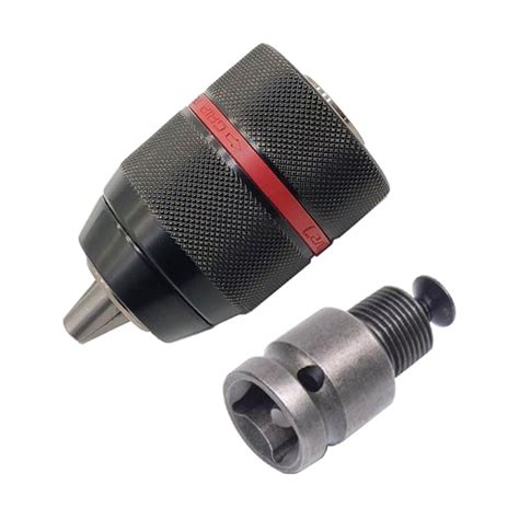 2x Keyless Drill Chuck Converter Hex Shank Sds Plus Socket Square Femal Adapter For Impact