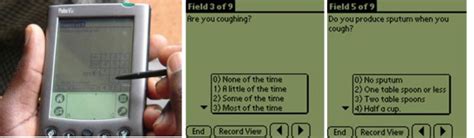 The Programmed PDA And Sample Screens A PDA In Use B Screen Used To Download Scientific