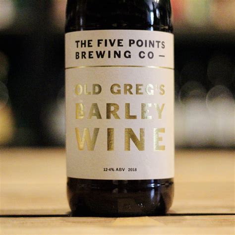 Five Points Old Gregs Barley Wine 2018 66cl Cantina Brassicola Digitale