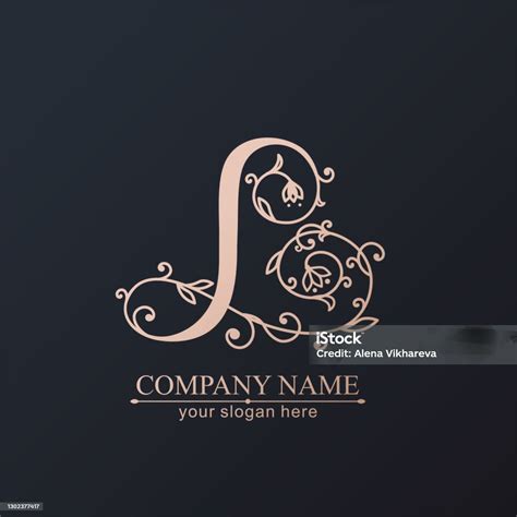 프리미엄 벡터 L 로고 몬노그램 레터링 엘리트 회사를 브랜딩하기 위한 개인 로고 또는 사인 0명에 대한 스톡 벡터 아트 및 기타