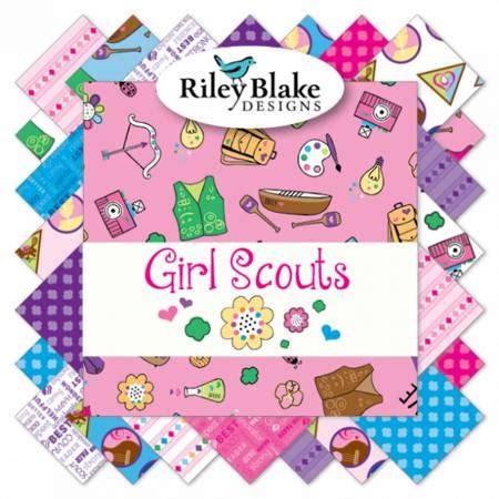Girl Scouts Jelly Roll Riley Blake Precut 100 Cotton Fabric Out Of
