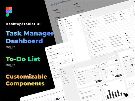 To Do List Task Manager Dashboard Desktop Wireframes Behance