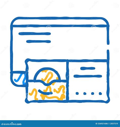 Disc With Operating System Icon Doodle Illustration Stock Vector