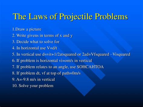 PPT Projectile Motion PowerPoint Presentation Free Download ID