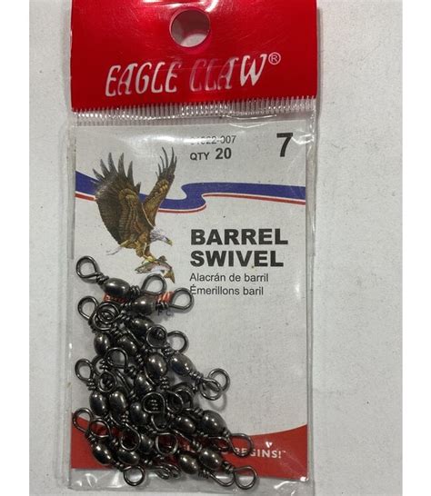 Eagle Claw Barrel Swivel Size 7 All Seasons Sports Inc