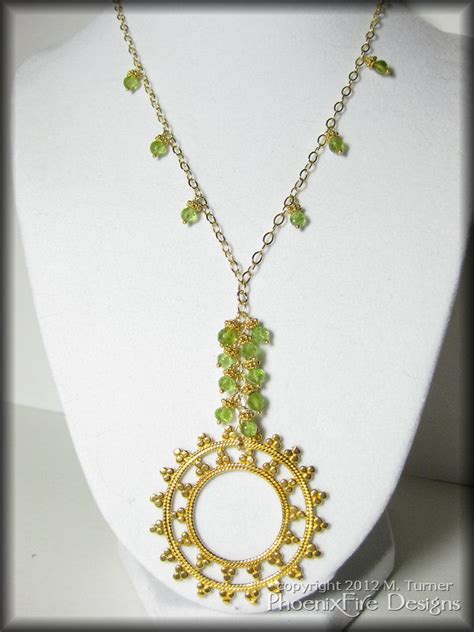 Custom Gold And Peridot Set Phoenixfire Designs The Blog