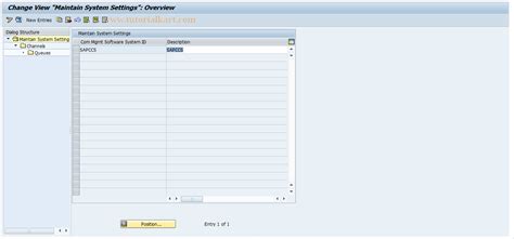 Crmm Ic Mcm Ccadm Sap Tcode Maintain System Settings Transaction Code