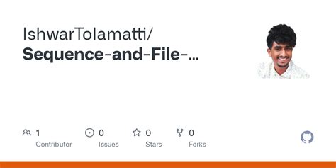 GitHub IshwarTolamatti Sequence And File Operations In Python
