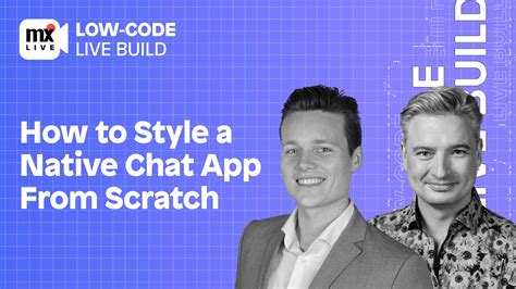 Comment Créer Une Application De Chat Native à Partir De Zéro Mendix