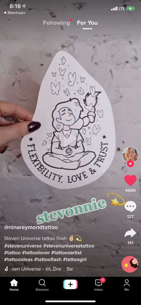 Pin By Kelsey Fortune On Tattoosandthings Steven Universe Tattoos Universe Tattoo Time Tattoos