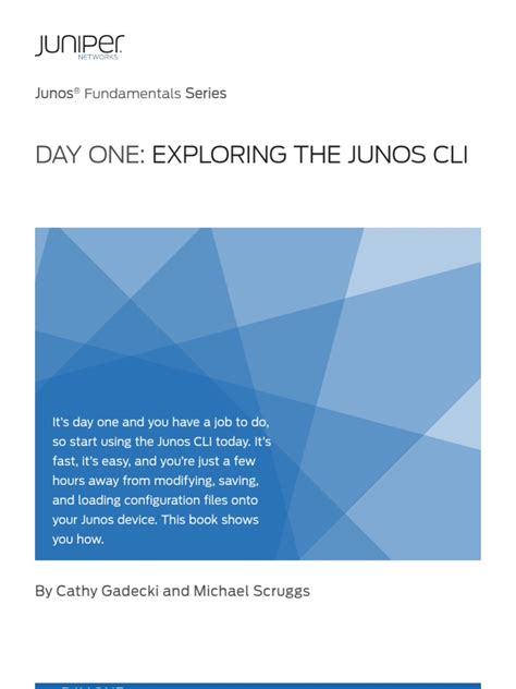 Exploring The Junos Cli Pdf Command Line Interface Hierarchy