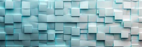 Abstract Blue Cube Wall Texture Background The Image Represents Modern Structure Geometric