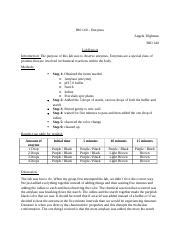 Lab Report 6 Enzymes BI0 140 Enzymes Angela Tilghman BIO 140 Lab Report Introduction The