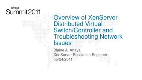 Ppt Overview Of Xenserver Distributed Virtual Switchcontroller And