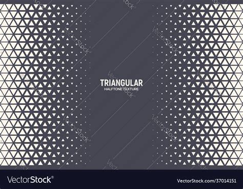 Halftone Triangular Pattern Abstract Geometric Vector Image