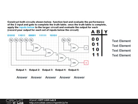 Cett 1325 Lab 8 Circuitlab