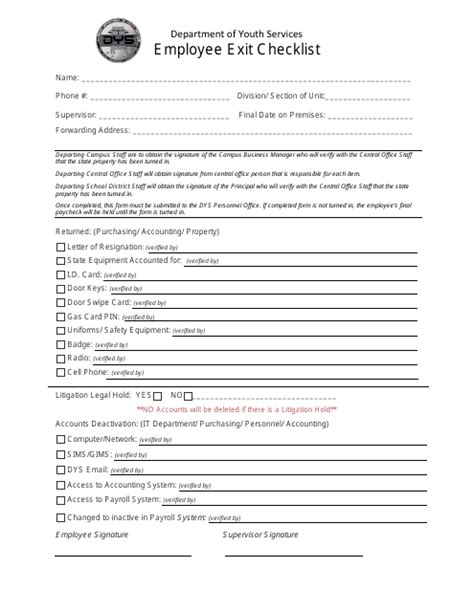 Alabama Employee Exit Checklist Form Fill Out Sign Online And Download PDF Templateroller