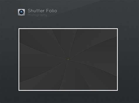 Shutter Effect Portfolio With Jquery And Canvas Photography Portfolio