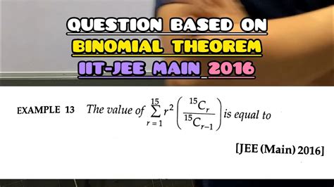 671000 Pyqs Jee Main 2016 Binomials Binomialtheorem Youtube