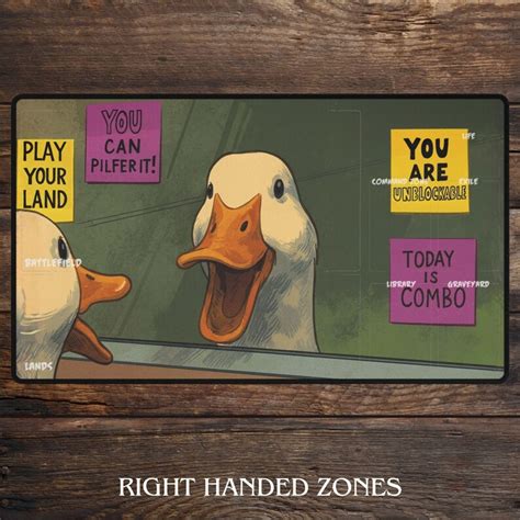 Mtg Playmat Motivational Goose Tcg Playmate • Meme Mousepad And Deskmat