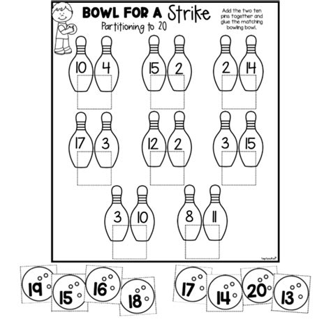 Bowl For A Strike Partitioning To 20 Cut And Paste Top Teacher