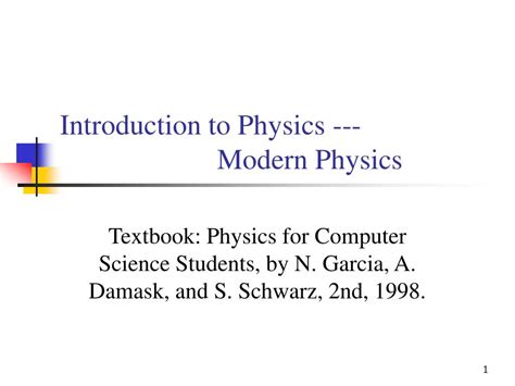ppt introduction to physics modern physics powerpoint