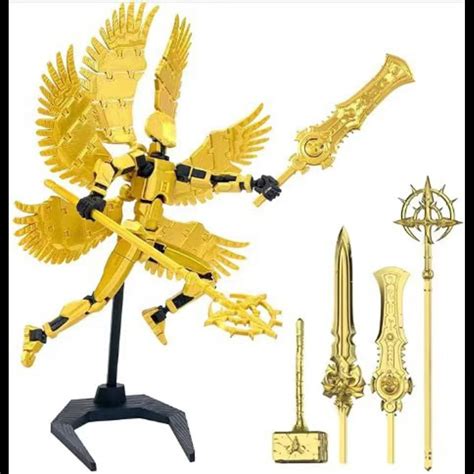 Dynamic 3d Printed Articulated Action Figure Flexible Fidget Toy Professional 3d Printed Toys