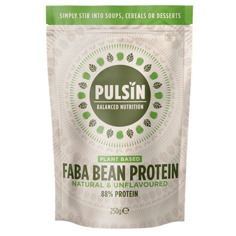 Pulsin Faba Bean Prot Powder Nat And Unflavoured 250g Buy Health Products At Healthy U Online