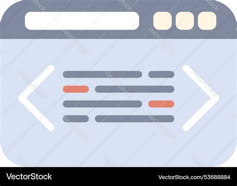 Web Development Programming Code Website Browser Vector Image