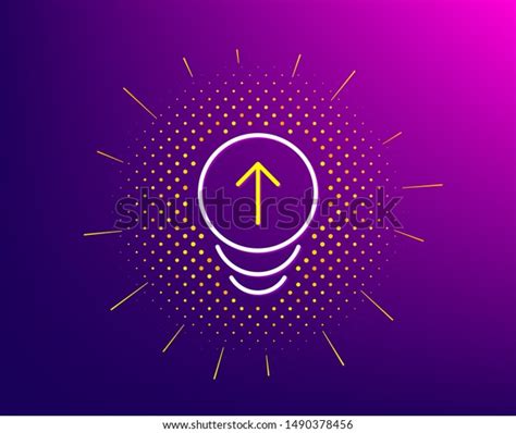 swipe line icon halftone pattern scrolling stock vector royalty free