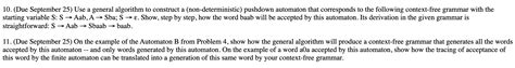 10 due september 25 use a general algorithm to