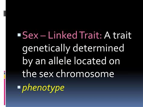 Ppt Sex Chromosomes Powerpoint Presentation Free Download Id 3063835