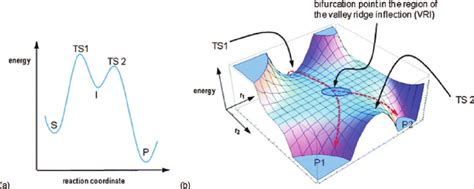 A Typical Reaction Profile Of Two Consecutive Transition States T1