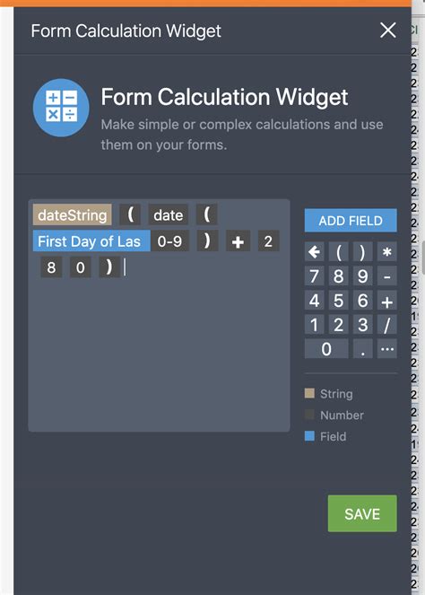 How To Add Days In Date Picker Using Form Calculation Widget