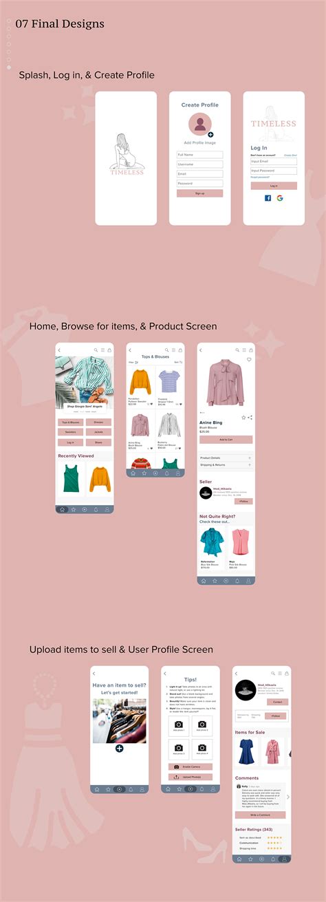 Timeless UI Design On Behance