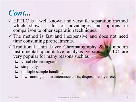 High Performance Thin Layer Chromatography Ppt