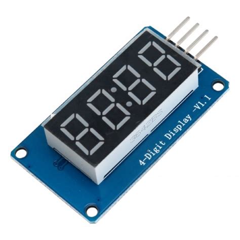 ماژول سون سگمنت 4 رقمی همراه با درایور Tm1637