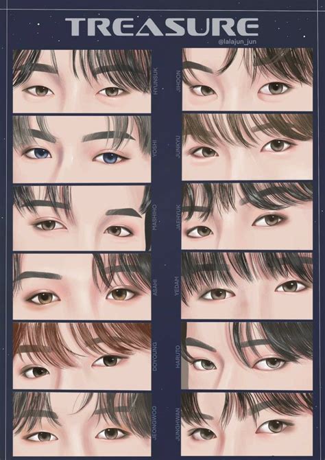 Pin By M A S H I K Y U K Y U On TREASURE Fanart Yg Artist Treasure Planet Kpop Drawings