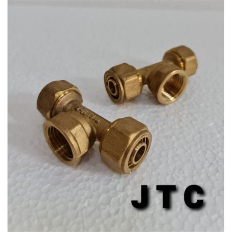 Jual Tee T Sok Shok Sambung Drat Dalam Pipa Air Panas Kuningan 1 2 Inch Shopee Indonesia