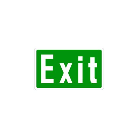 Exit Signage At Best Price In Delhi By Triple Ess Sign Works ID