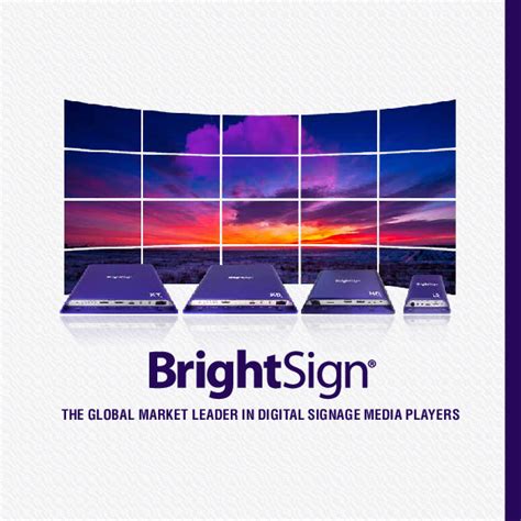 Brightsign Xt1144 Expanded Io Player User Guide