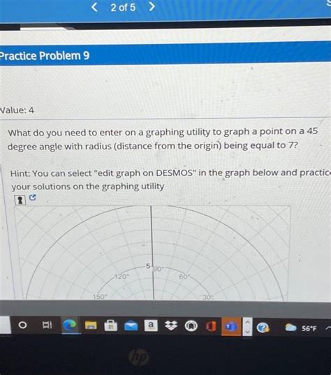 Solved Practice Problem Value Find Two Values Of Chegg Com