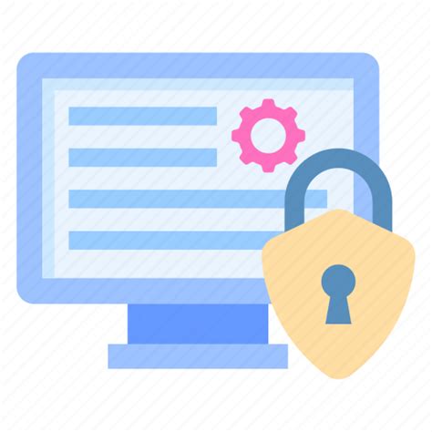 Data Protection Encryption Information Security Safety Computer Icon Download On Iconfinder