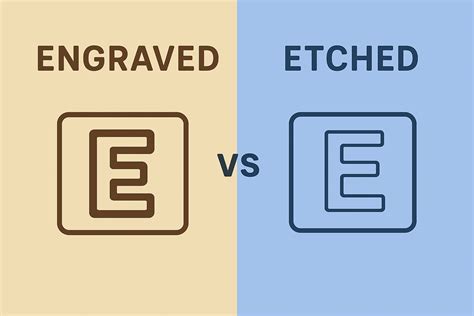 Engraved Vs Etched Whats The Difference And Which Is Better
