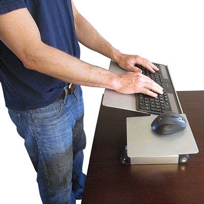 Adjustable Computer Keyboard Stand Raise Keyboards To Standing Height Standing Desk Keyboard