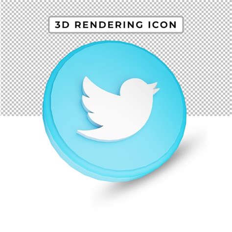 Premium Psd 3d Rendering Social Media Icon