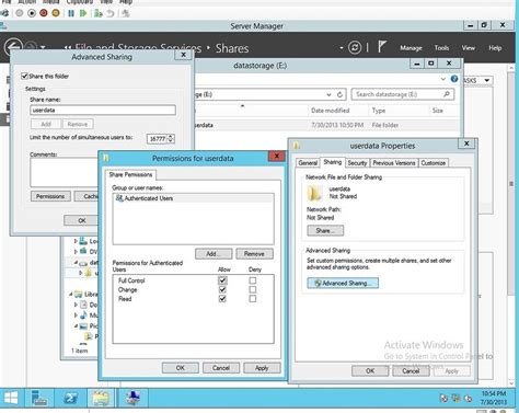 configure access based enumeration server2012 windows spiceworks