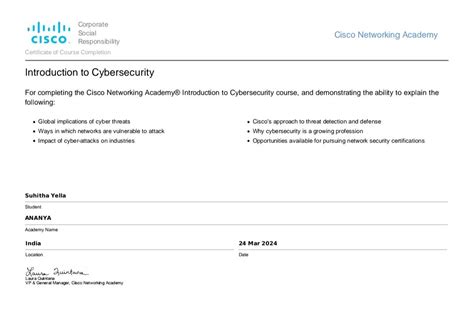 Suhitha Priya On Linkedin Introductiontocybersecurity
